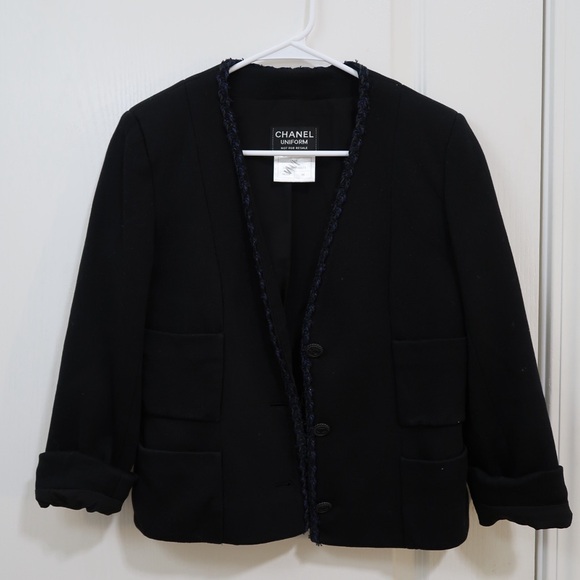 CHANEL | Jackets & Coats | Chanel Uniform Jacket | Poshmark